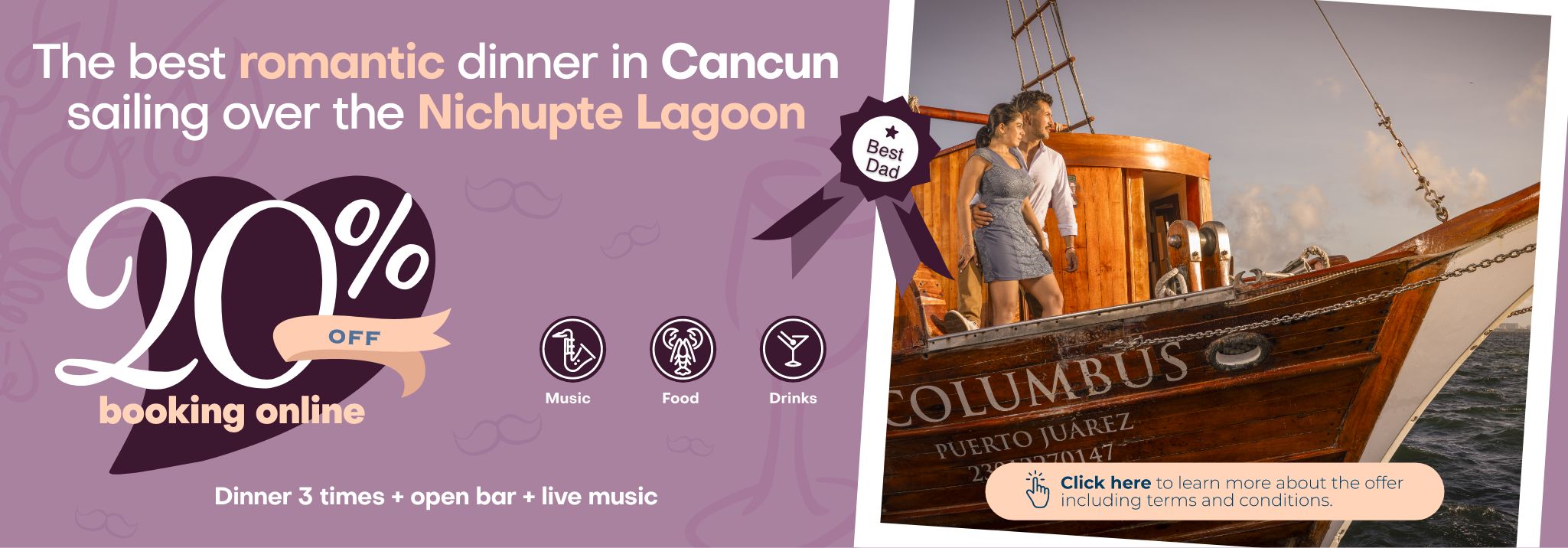 Romantic Tour in Cancun | Columbus Cruise